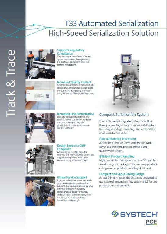 T33 Automated Serialization - Systech